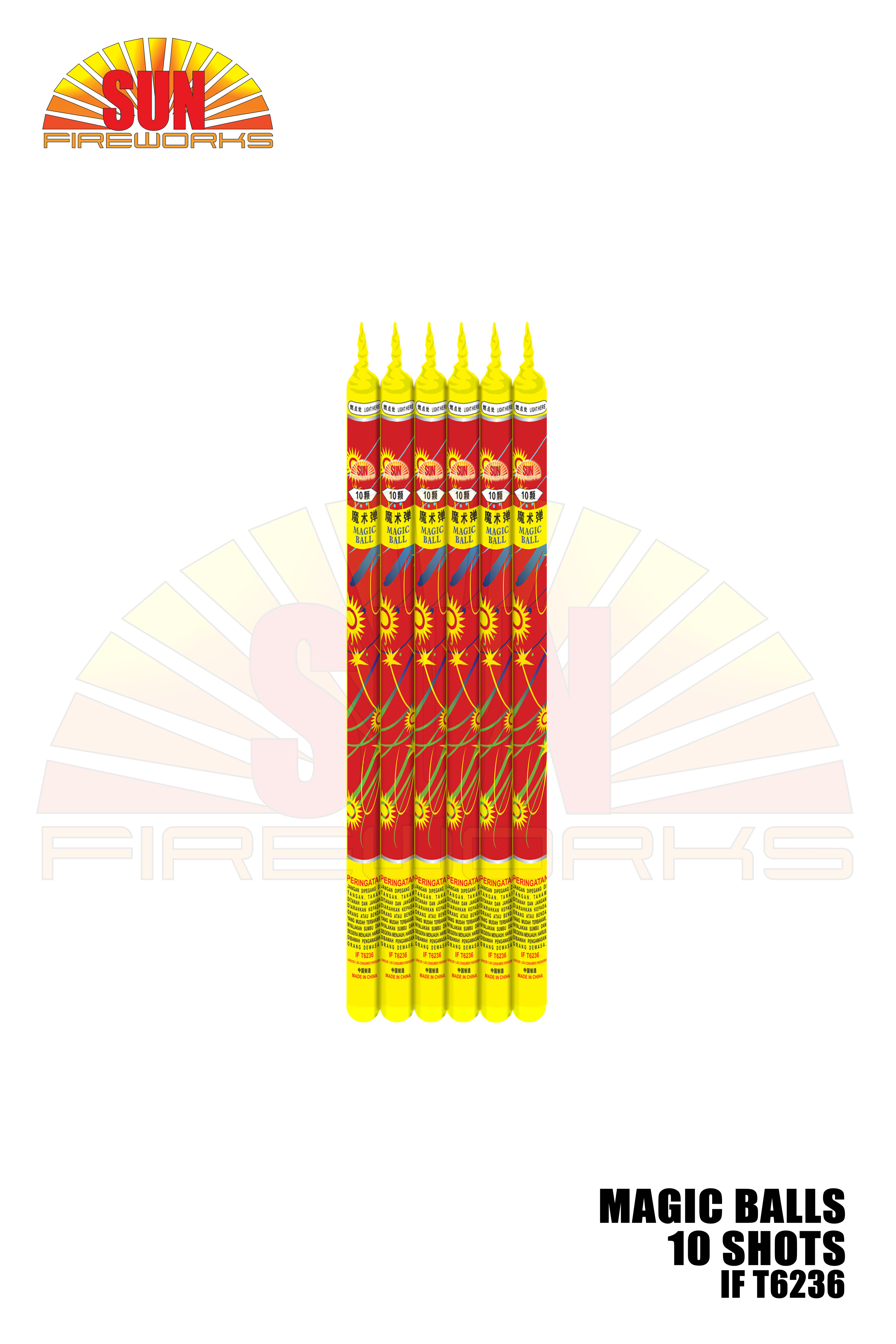 SUN Fireworks | Products - Magic Ball